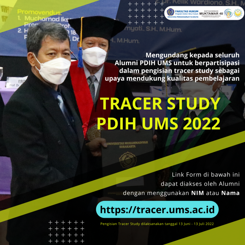 Pengisian Tracer Study Alumni – Program Doktor Ilmu Hukum